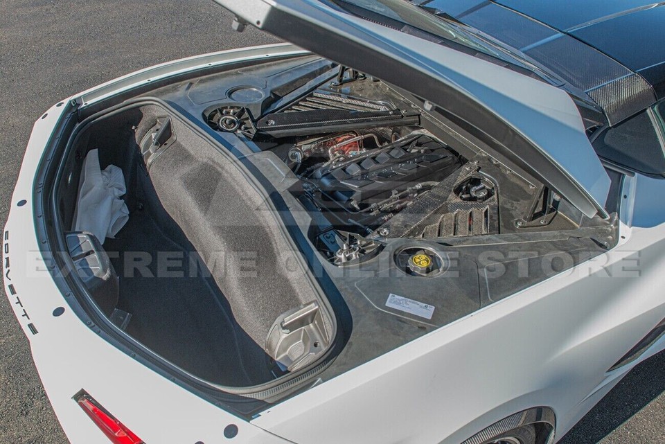 Matte Black Engine Cover For 20-Up Corvette C8 GM Factory Style LT2 ABS ...