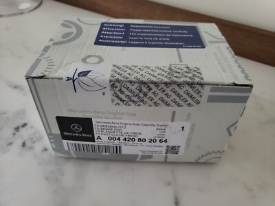Mercedes-Benz A0044208020-64 Genuine FRONT BRAKE PADS: S, SL, CL | USA ...