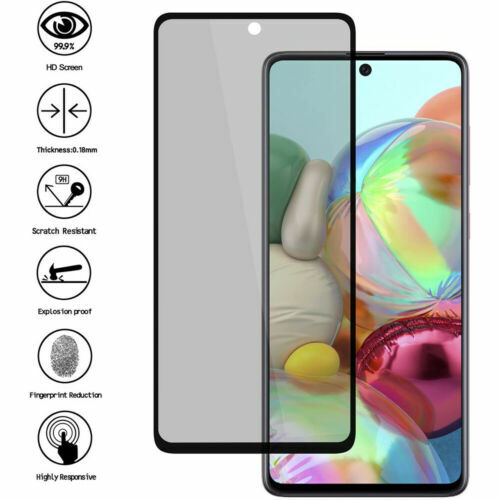 For Samsung Galaxy Note 10 S10 Lite Privacy Anti-Spy Tempered Screen ...
