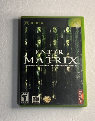 Enter the Matrix (Microsoft Xbox, 2003) Authentic, complete, tested ...