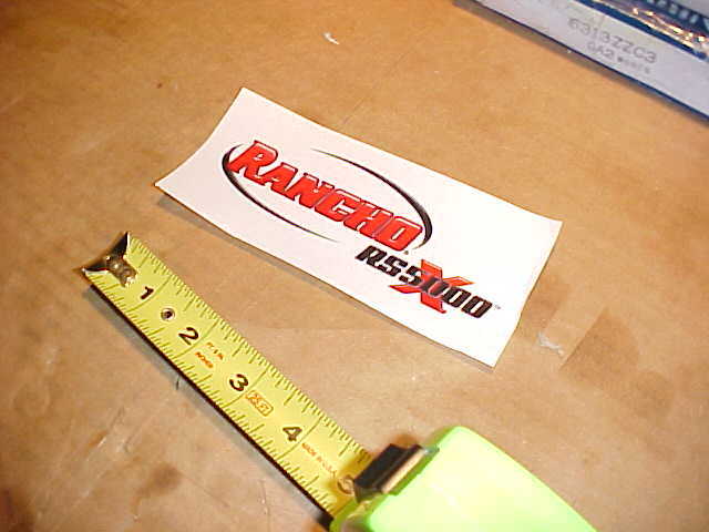 Rancho Suspension Decal Rancho Suspension (Since 1955) History