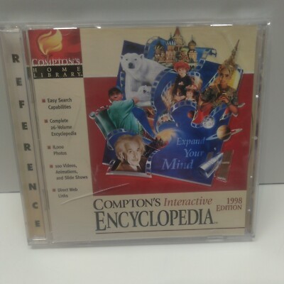 Compton's INTERACTIVE ENCYCLOPEDIA 1998 Version CD ROM Software 90s | eBay