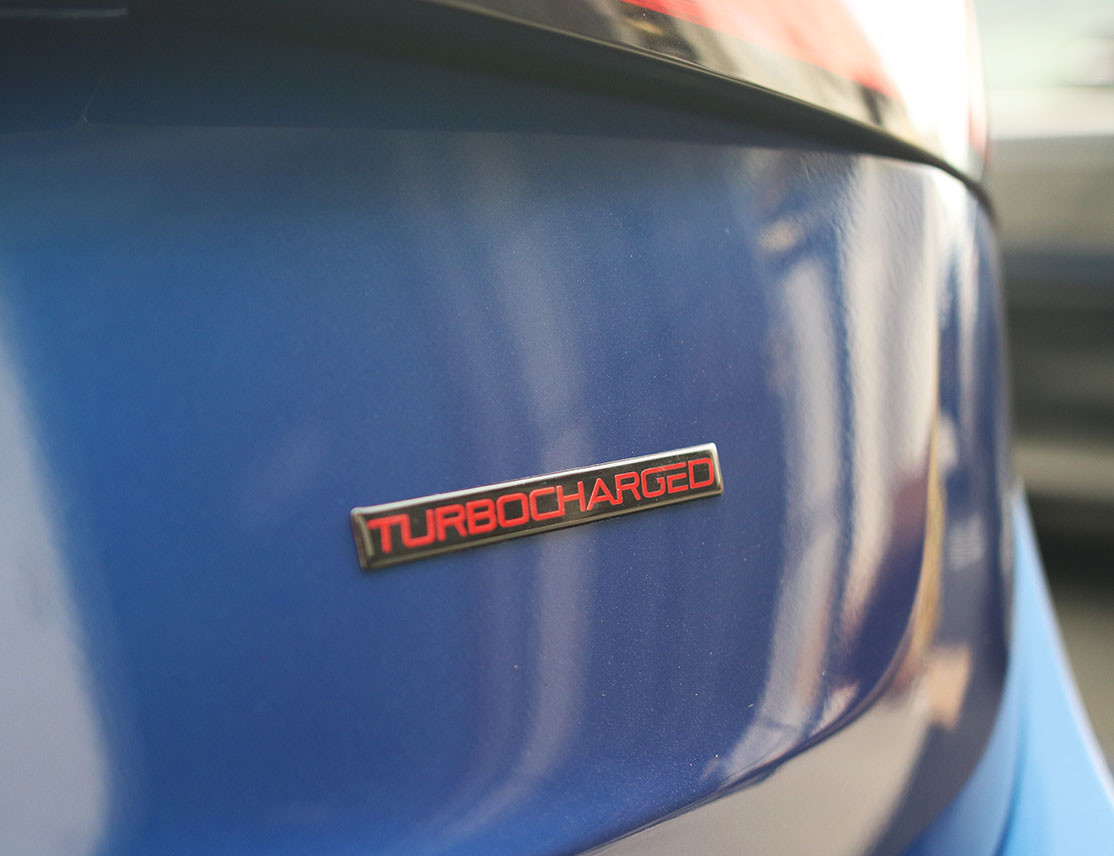 2 - Brand New TURBOCHARGED Turbo Charged Badges Sticker Emblem Black ...