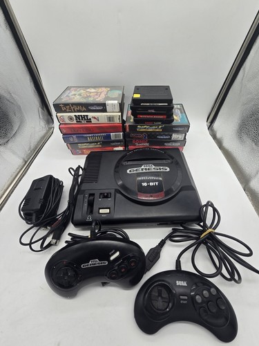 sega genesis 16 bit console With Games | eBay