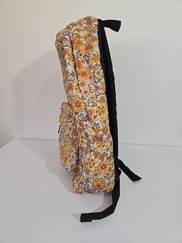 Vans Old Skool H2O Yellow Floral Mushroom Backpack 60s Style Hippie 16 ...