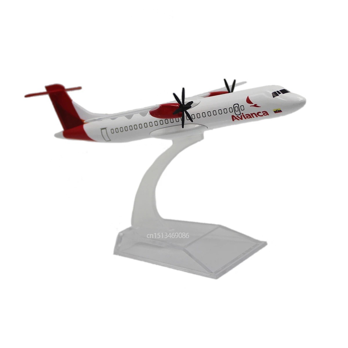 15cm Air White Colombia Avianca FOK F50 Airlines Diecast Model Plane ...