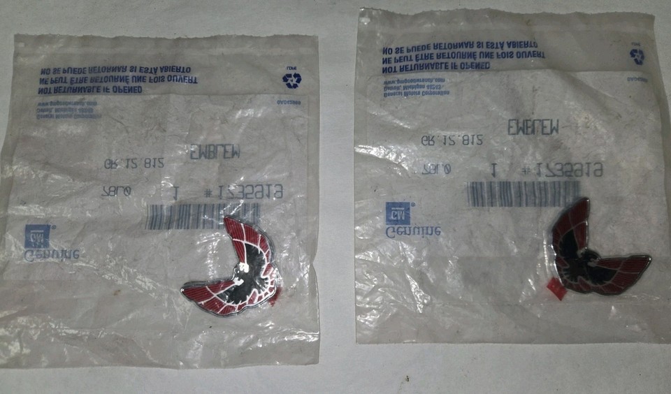 Set Of 2 1970-79 Pontiac Firebird Trans Am Bird Emblems OEM GM 1735919 ...