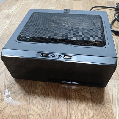 CIT MTX-007B Mini ITX PC Case 180W PSU Black VESA Mountable Slim ...