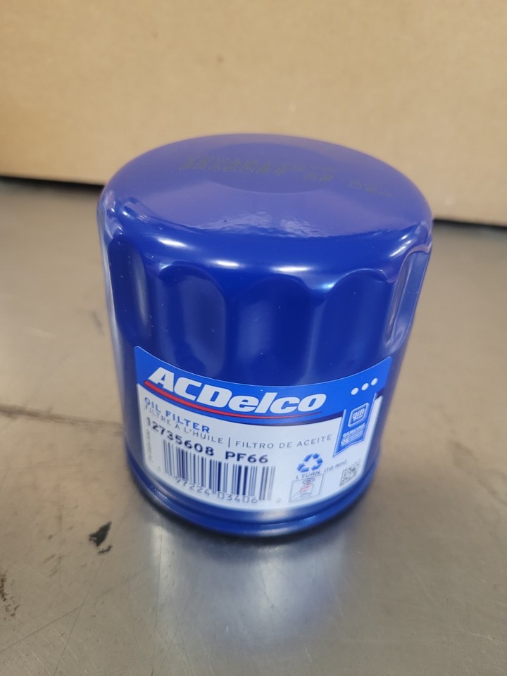 NEW Genuine GM ACDelco Engine Oil Filter PF66 Case 12 12727115 12735608 ...