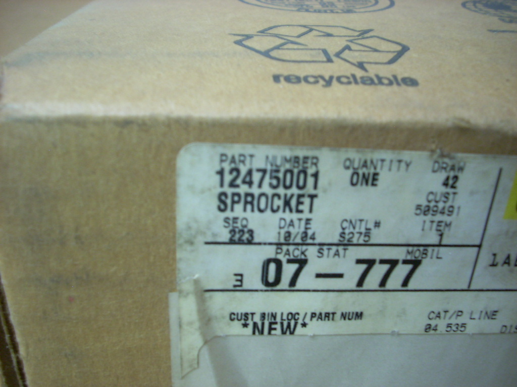 12475001 CHEVROLET NEW PROCESS 136/236 TRANSFER CASE FRONT OUTPUT ...