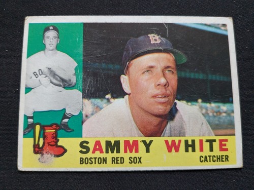 1960 Topps Baseball Card # 203 Sammy White - Boston Red Sox (VG) | eBay