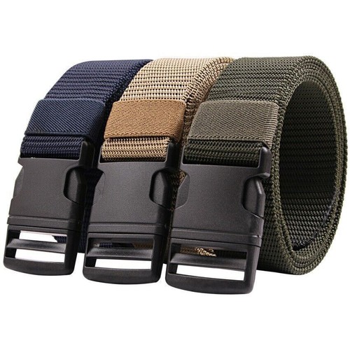 Quick Release Work Buckle Tactical Men Army Webbing Nylon Military ...