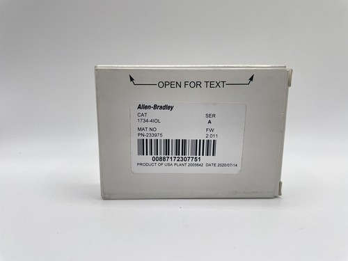 Genuine New Allen Bradley 1734-4IOL Point I/O 4-Ch IO-Link Master ...