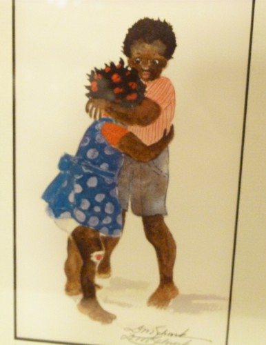Doris Schrock Framed Art Print "Big Brother" African American Brother ...