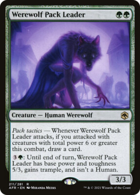 MTG Werewolf Pack Leader - Adventures in the Forgotten Realms #211 | eBay