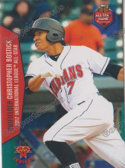 2017 International League All Star Christopher Bostick RC Rookie ...