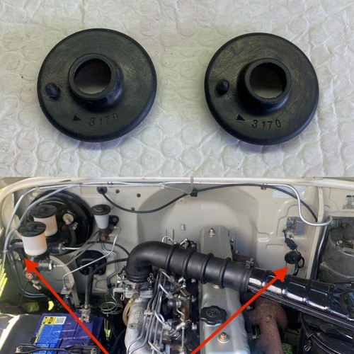 FJ40 HJ47 BJ42 FJ45 FJ43 YAZAKI Firewall Wiring Grommet Boot - Price is ...