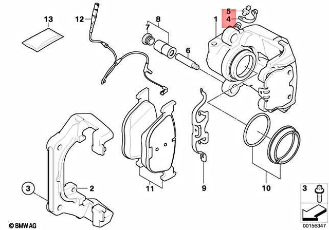 BMW 34111163435 Genuine OEM Factory Original Caliper Dust Cap for sale ...