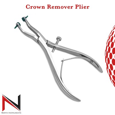Orthodontic Dental Temporary Teeth Crown Remover Forceps Crown Remover ...