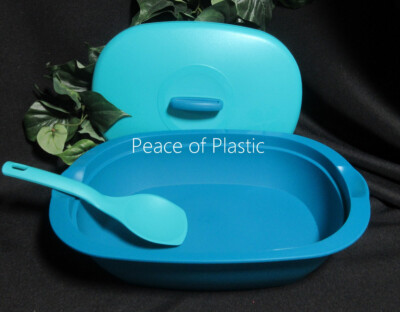 TUPPERWARE NEW ESSENTIALS RICE SERVER WITH SERVING SPOON-Blue COLOR | eBay