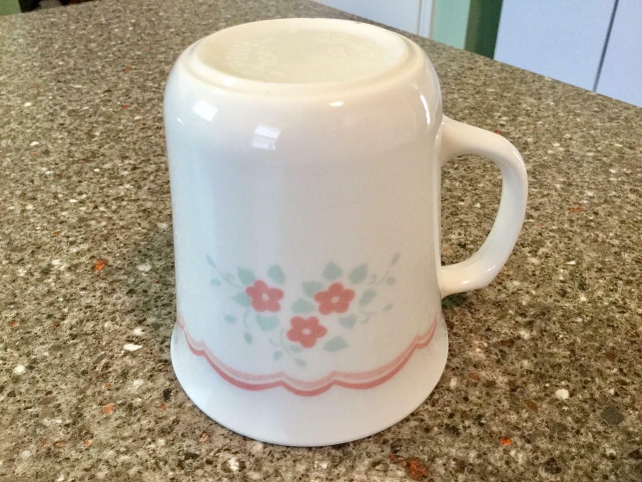 Corelle Coffee Cup Replacement Pink Floral | eBay