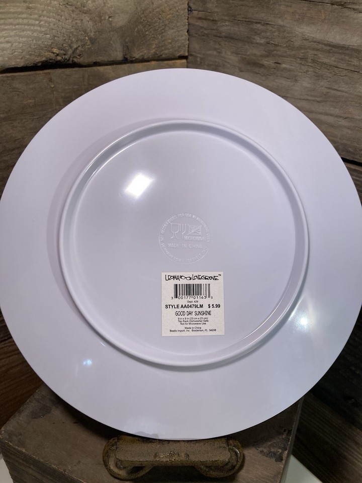 2- Leoma Lovegrove Good Day Sunshine Bike 9” Plates | eBay