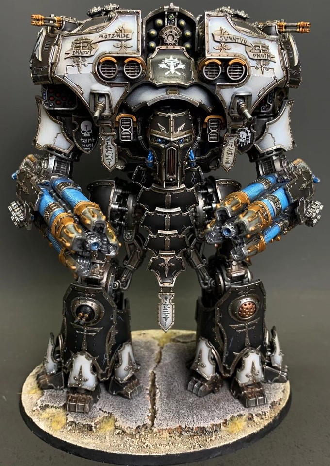 Warhammer 40k Warmaster Heavy Battle Titan Imperial Knights Painted ...