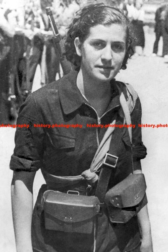 F012938 Republican Fighter Woman Rifle Spanish Civil War Spain c1936 | eBay