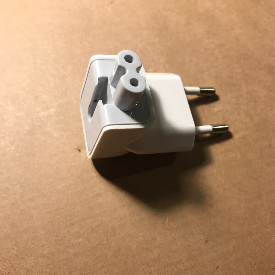 EU Mains 2 Pin Plug Travel Adapter for Apple Magsafe MacBook Charger ...