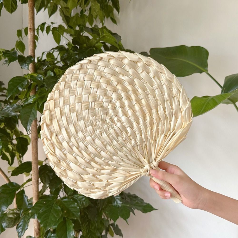 Home Decor Handmade Fan Large Woven Fans New Hand Held Fan | eBay