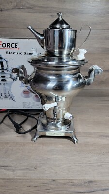 RARE Mega Force Electric Samovar Stainless Steel 4.5 liter German ...
