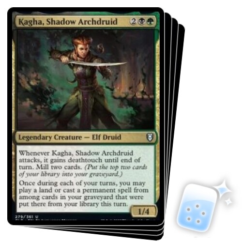 KAGHA, SHADOW ARCHDRUID X4 Commander Legends: Battle For Baldur's Gate ...