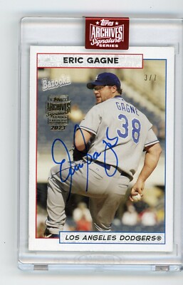 Eric Gange 2023 Topps Archives Signature Series #'d 3/7 | eBay
