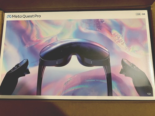 Meta Quest Pro - Black VR headset system NIB New 256gb 12gb ram - FREE ...