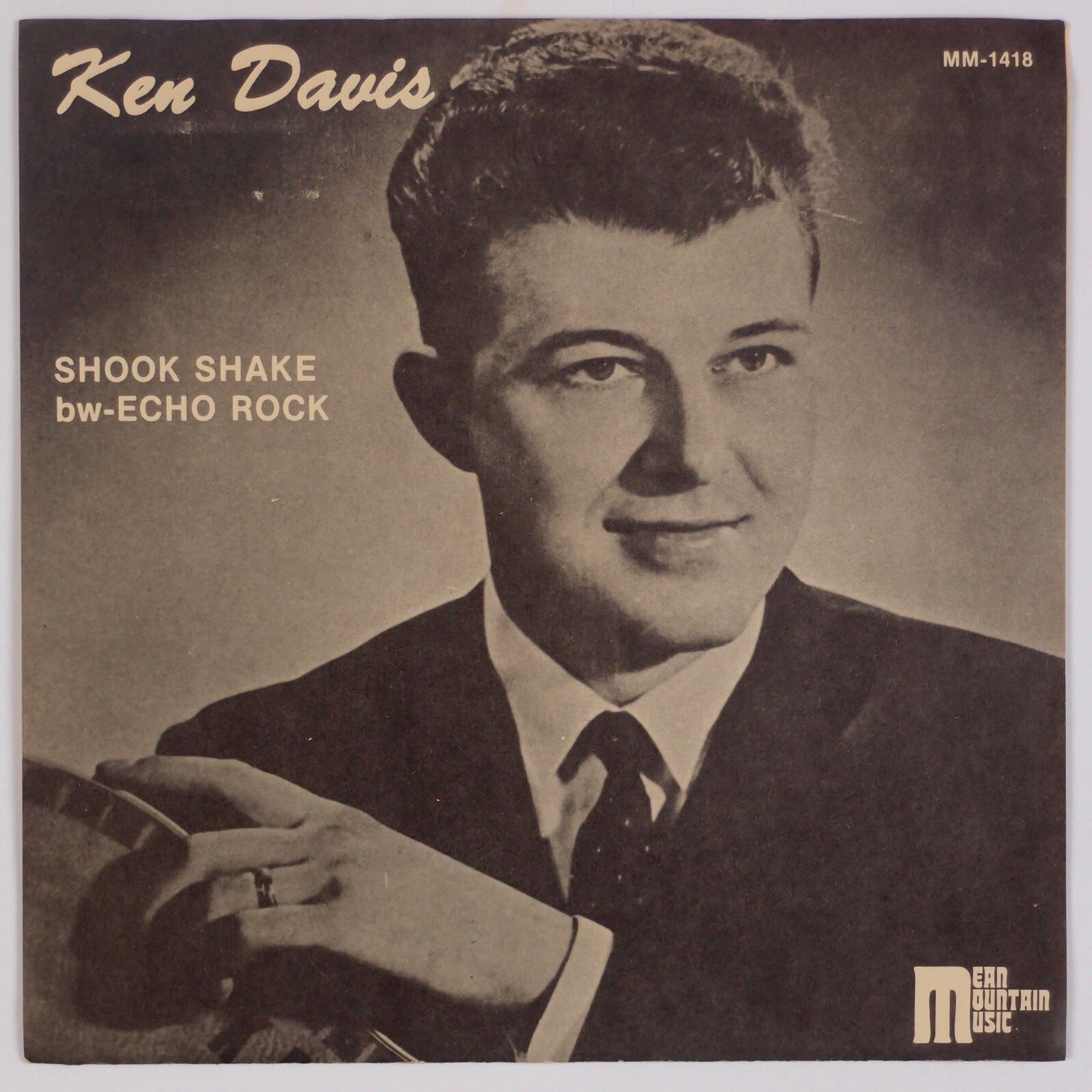 KEN DAVIS: Shook Shake US Mean Mountain ’81 Reissue Rockabilly 45 PS ...