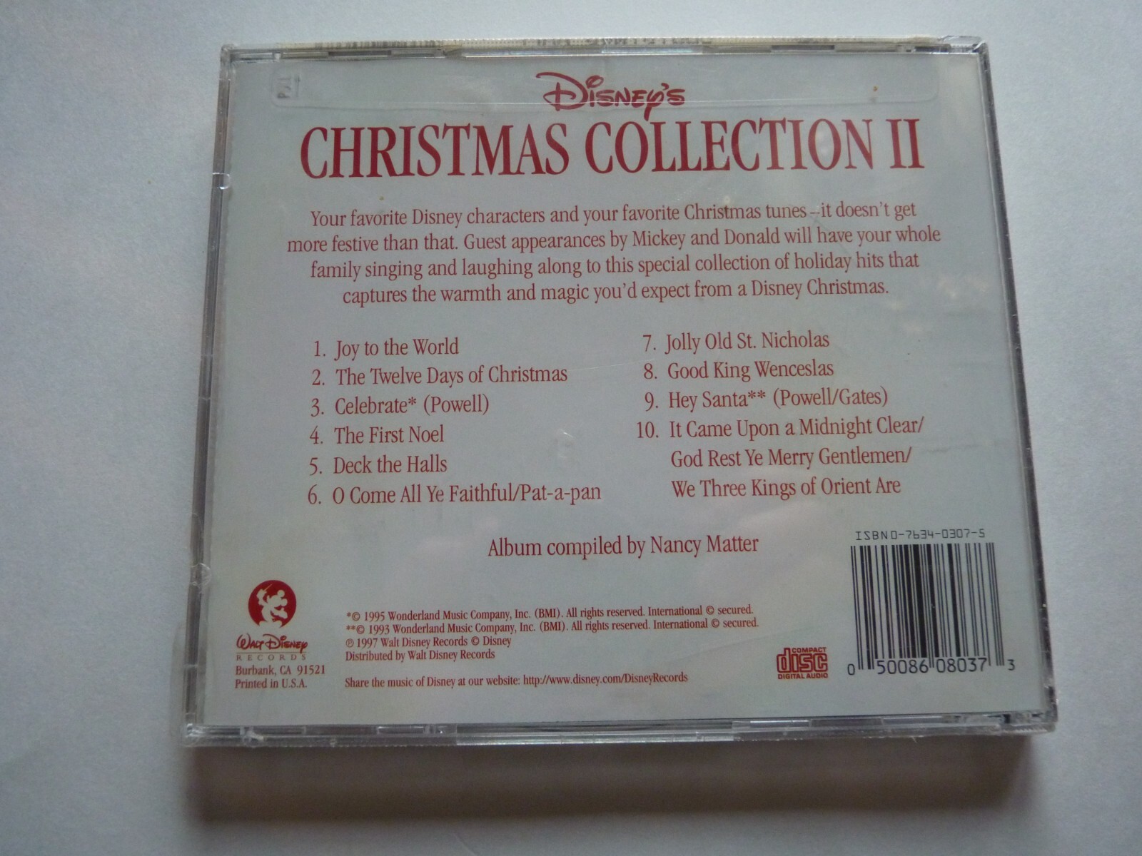 Various Disney's Christmas Collection II CD Id7427a for sale online | eBay