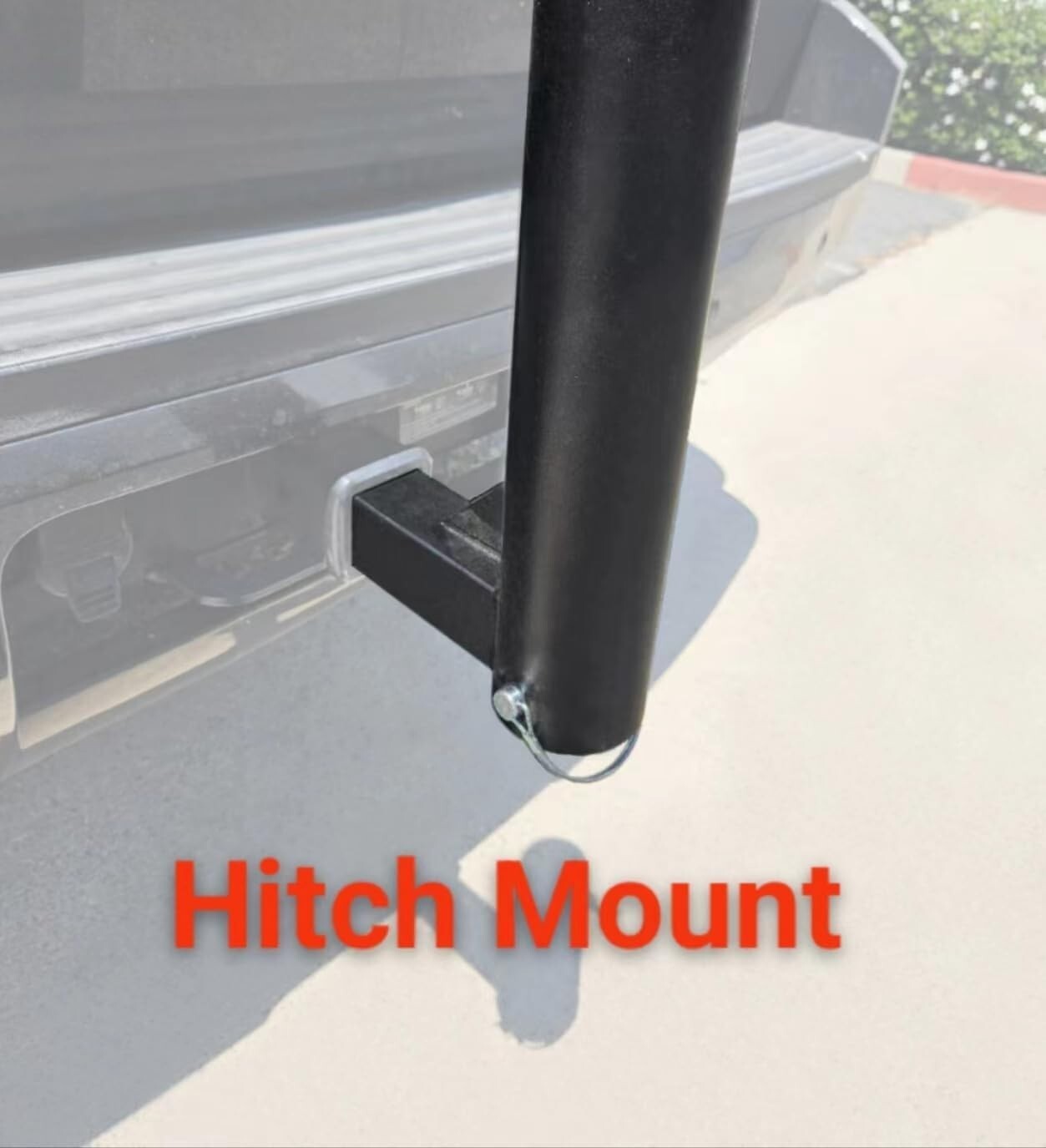 RV Starlink(Flag) Pole Frame/Hitch/Bumper 3-in-1 Mount Fits Pole is 2.5 ...