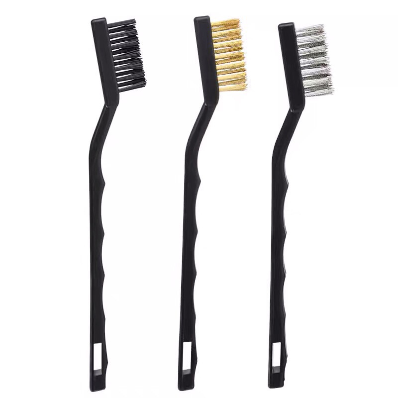 6 PCS Small Wire Durable Brush Set Steel Cleaning Brushes Brass Metal ...
