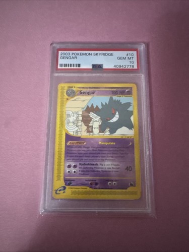 Pokemon Skyridge Gengar 10/144 PSA 10 GEM MINT | eBay