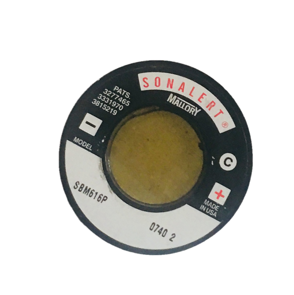 SBM616P Sonalert Audio Indicator & Alert Fast Pulse, 6-16VDC | eBay