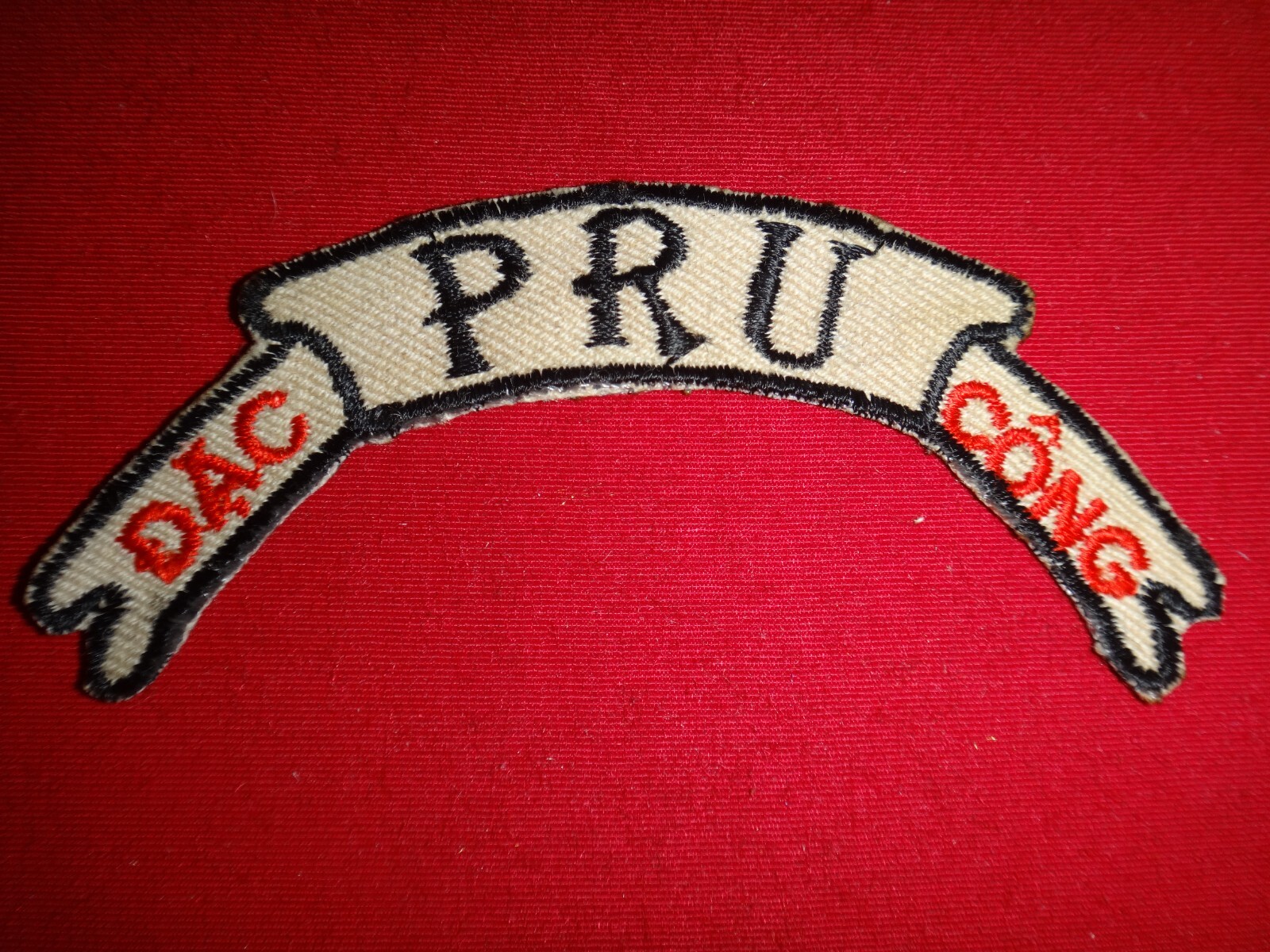 Vietnam War Scroll Patch ARVN Provincial Recon Unit PRU DAC CONG ...