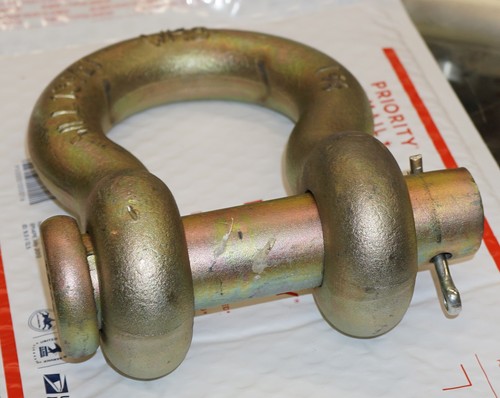 WHS GALVANIZED 13.5 TON 1 3/8" HOISTING RIGGING CLEVIS ANCHOR SHACKLE ...