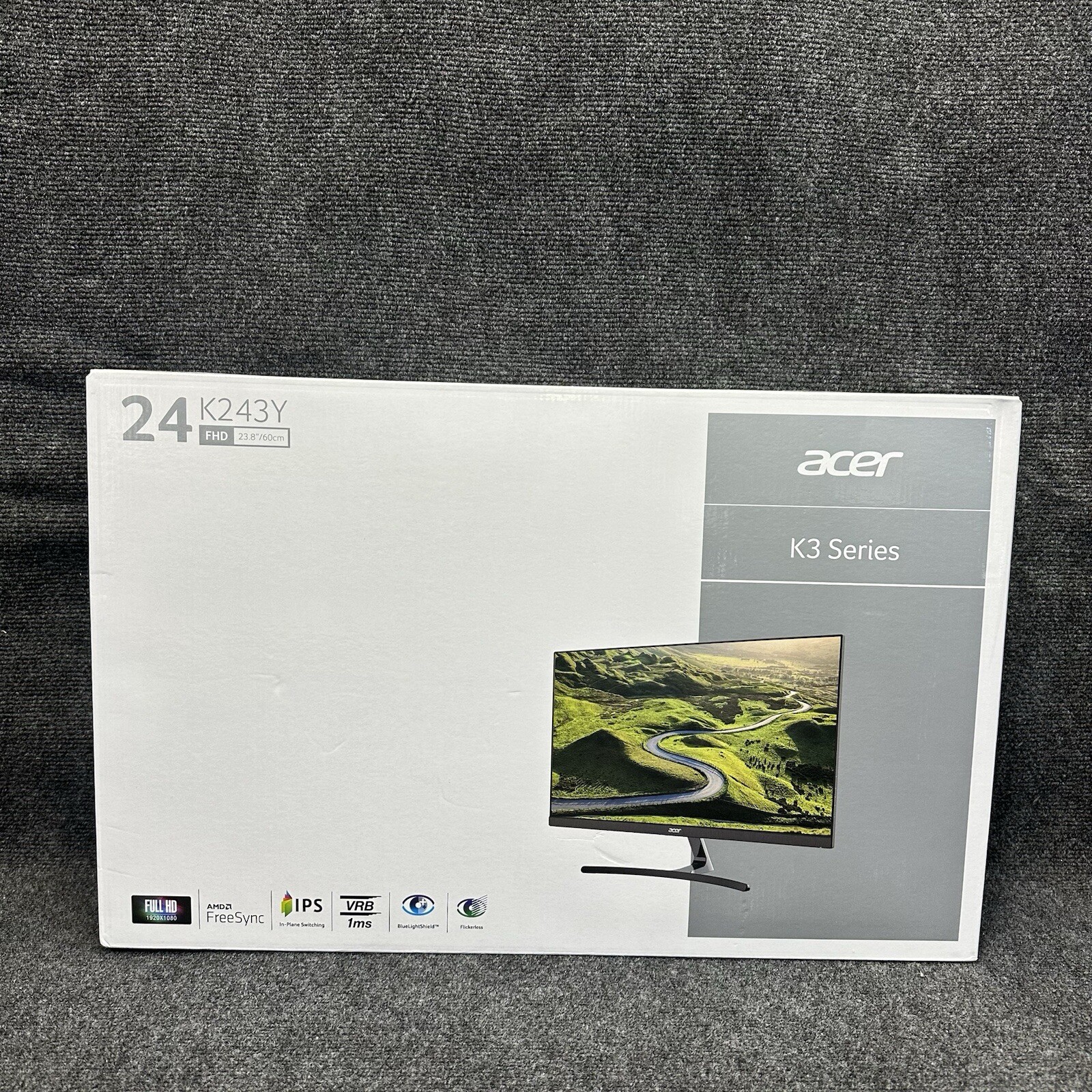 Acer K243Y 24" Class FHD IPS Computer Monitor - Black for sale online ...