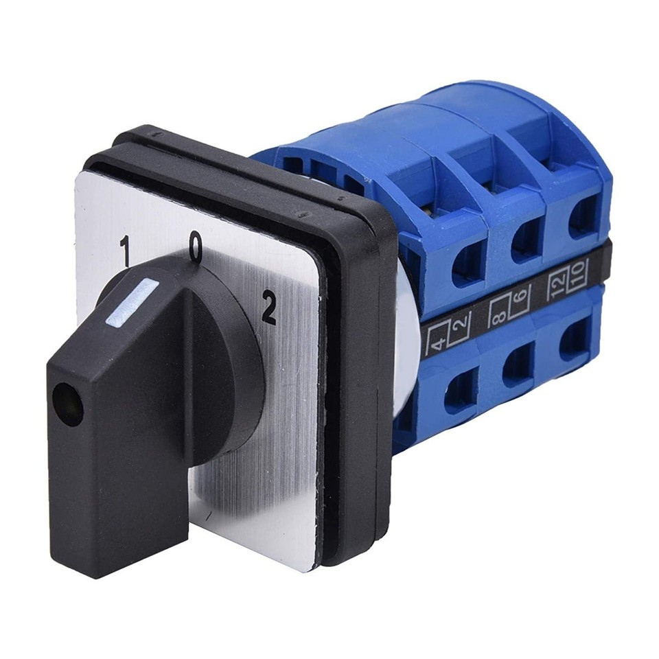 Transfer Switch 1-0-2 3 Position 25A 3 Needles Accessories Replacement ...