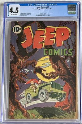 Jeep Comics #1 CGC 4.5 (RB Leffingwell & Co. 1944) Pre-Code Hero Crime ...
