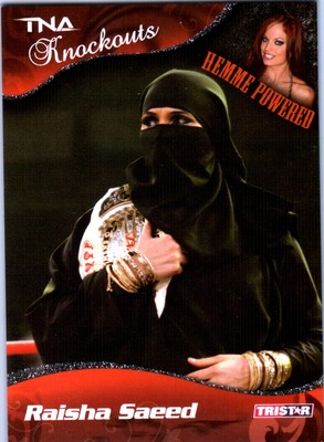 TNA Raisha Saeed #37 2009 Knockouts SILVER Parallel Card SN 31 of 40 | eBay