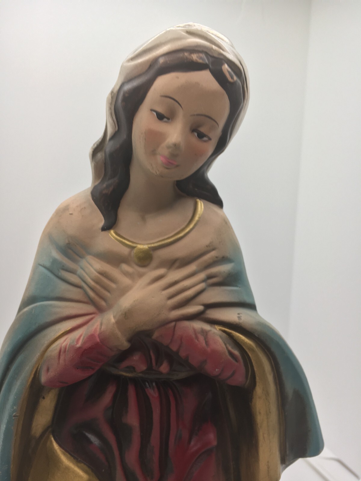 Virgin Mary Statue Face