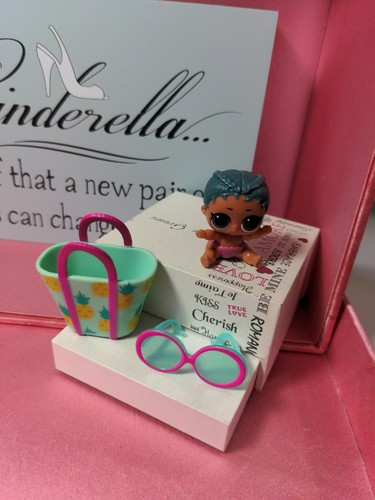 Lil Coconut QT sister Lol Surprise Doll, glasses, and bag! Confetti pop ...