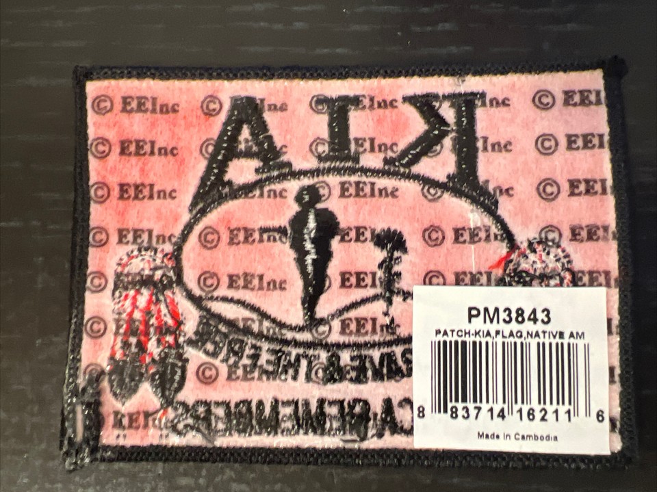 KIA Killed in Action patch The Brave & Free America Remembers patch ...