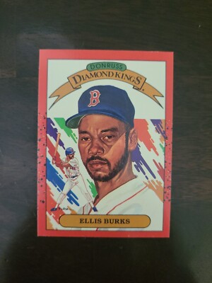 1990 Donruss Ellis Burks #23 Diamond Kings Boston Red Sox | eBay
